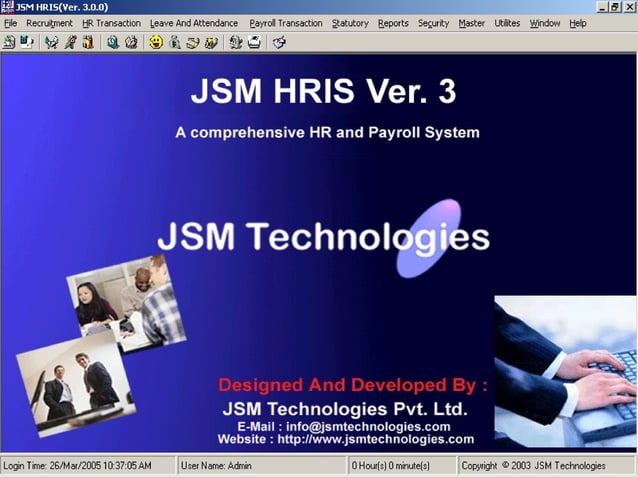 JSM HR Software Presentation | PPT