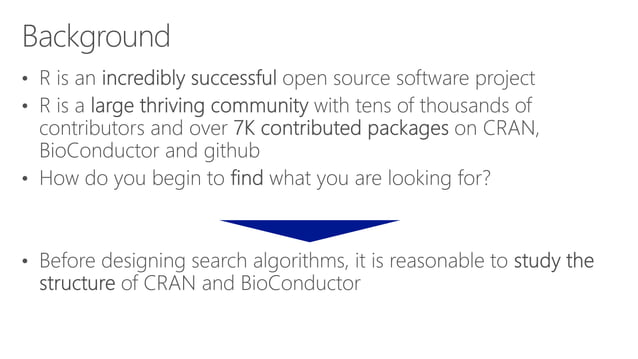 The Network structure of R packages on CRAN & BioConductor | PPTX