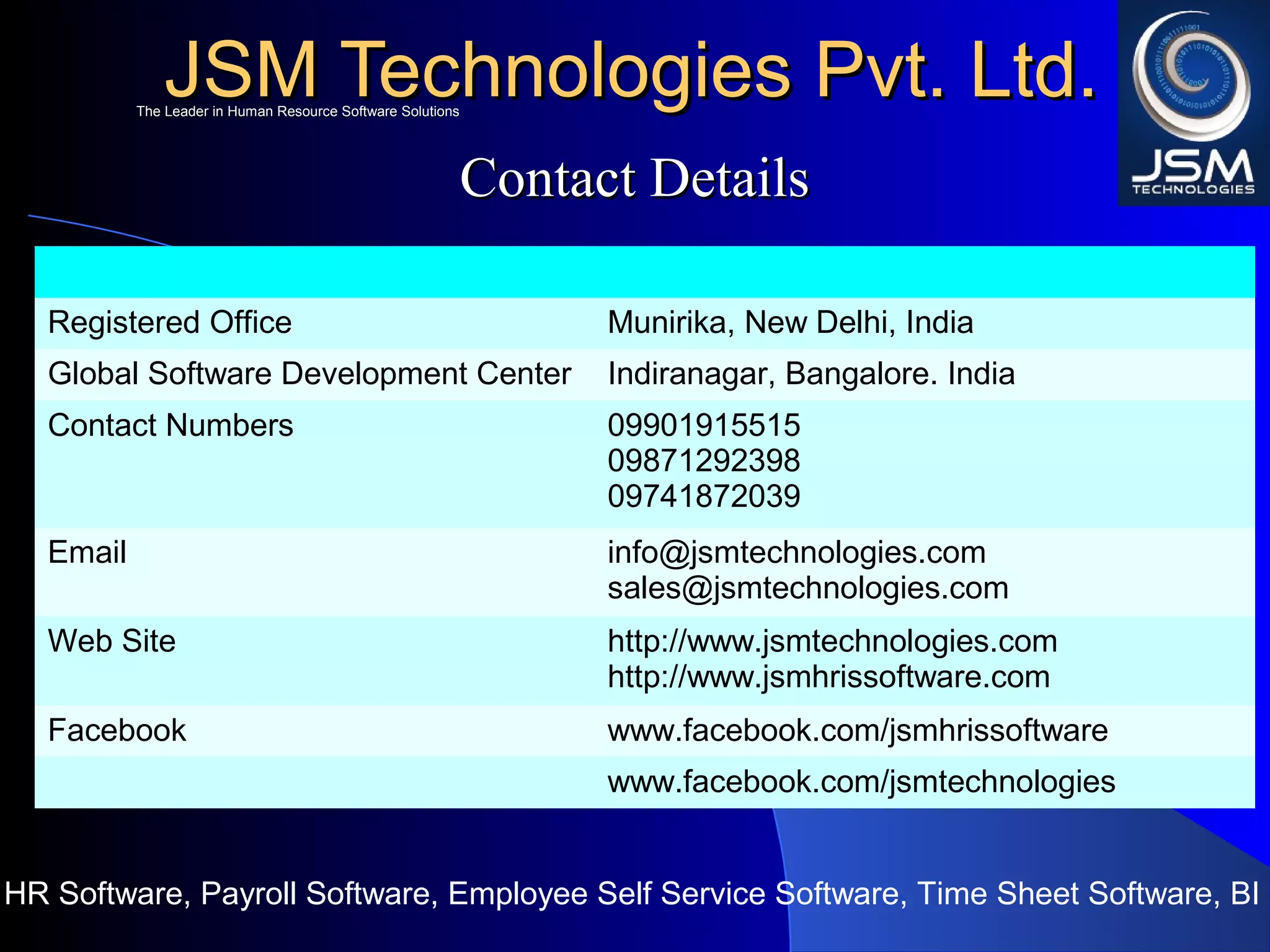 JSM Timesheet Management Software Presentation - Advanced Timesheet ...