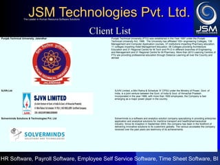 JSM Timesheet Management Software Presentation - Advanced Timesheet ...