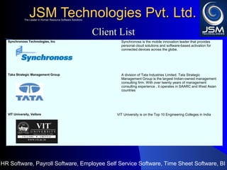 JSM Timesheet Management Software Presentation - Advanced Timesheet ...