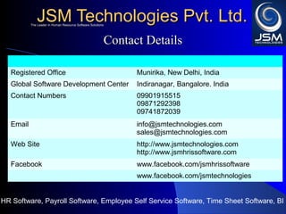 JSM Timesheet Management Software Presentation - Advanced Timesheet ...
