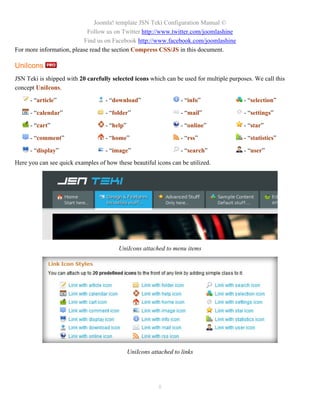 JSN Teki Configuration Manual | PDF