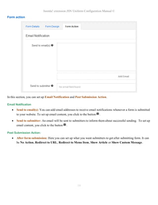 JSN UniForm Configuration Manual | PDF