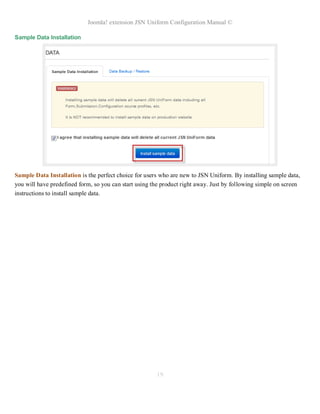 JSN UniForm Configuration Manual | PDF