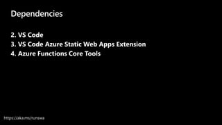 JSNation.com - Azure Static Web Apps (SWA) with Azure DevOps | PDF