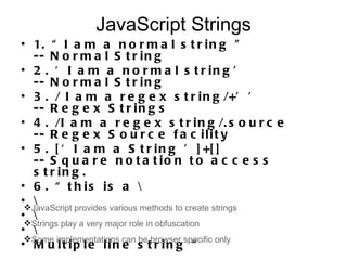 JavaScript Obfuscation | PPT