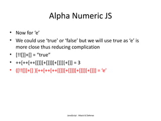 JavaScript Obfuscation | PPT