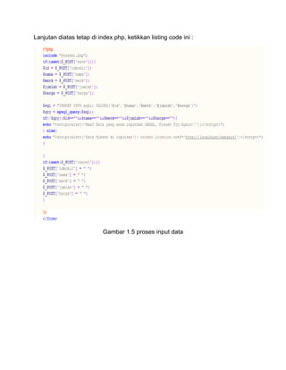 Penerapan API dengan JSON,MYSQL | PDF