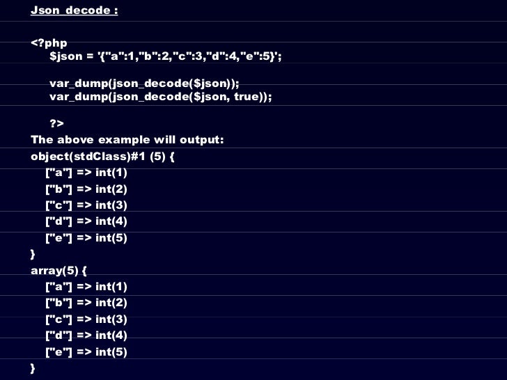 Javascript Object Notation Json