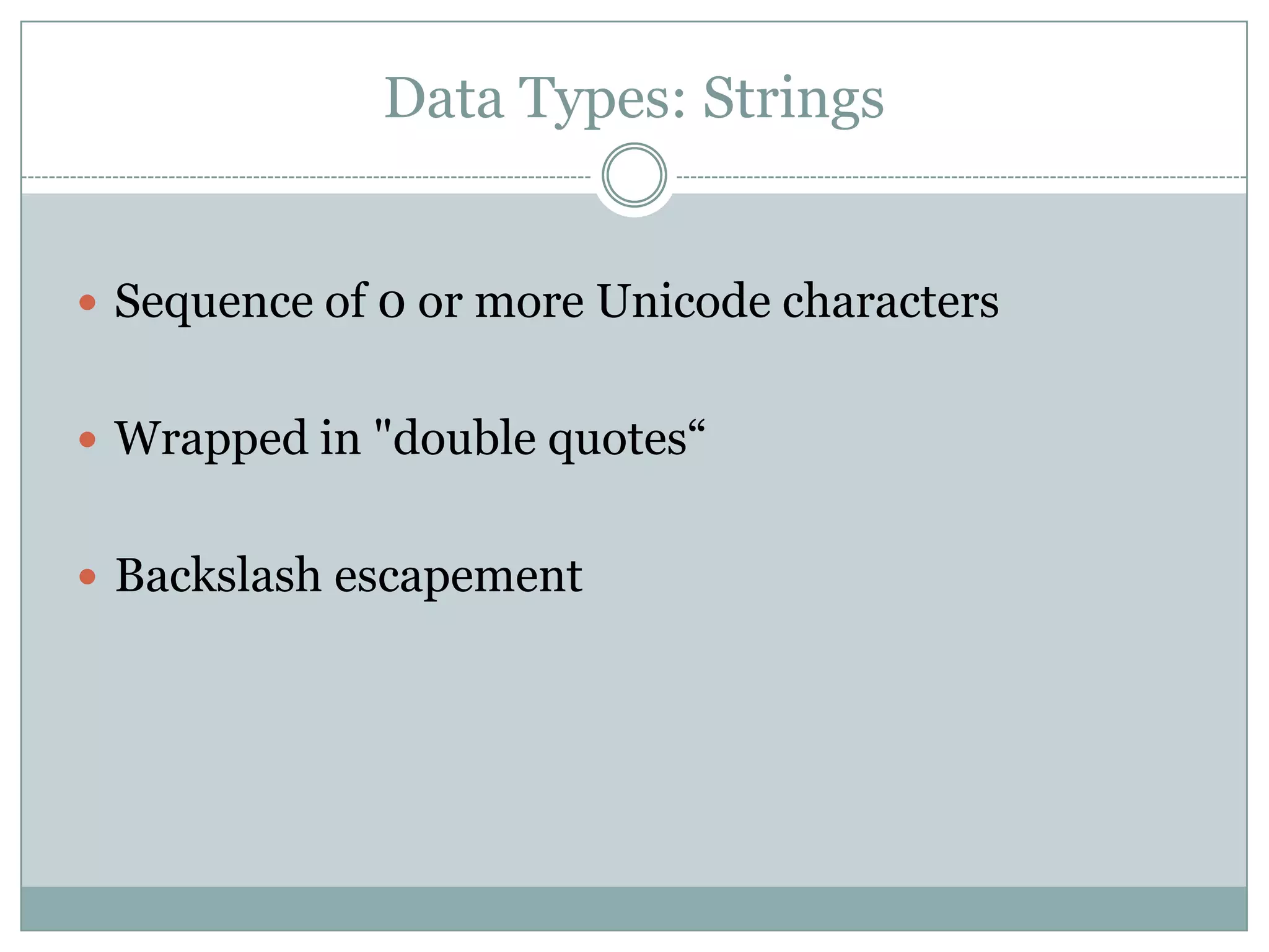 JSON: The Basics | PPTX