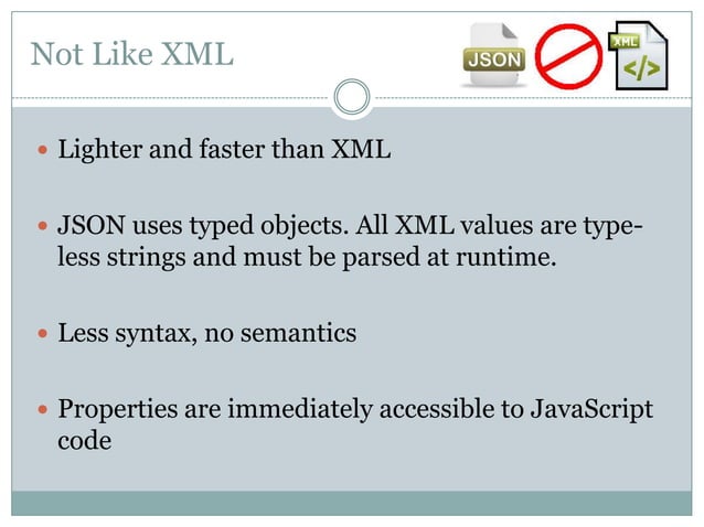 JSON: The Basics | PPTX