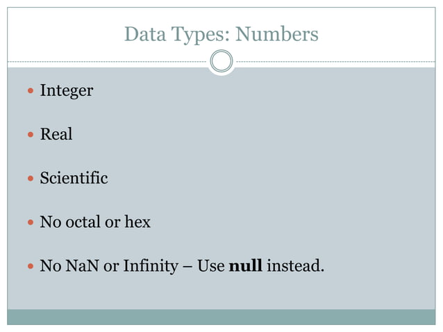 JSON: The Basics | PPTX