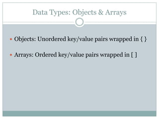 JSON: The Basics | PPTX