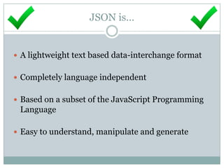 JSON: The Basics | PPTX