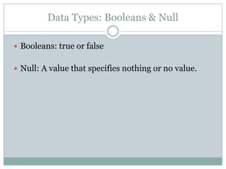 JSON: The Basics | PPT