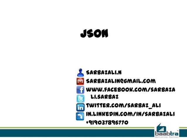 Json | PPT