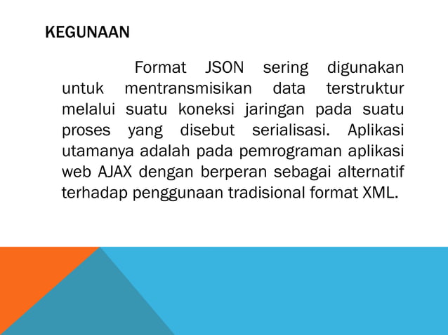Json | PPT