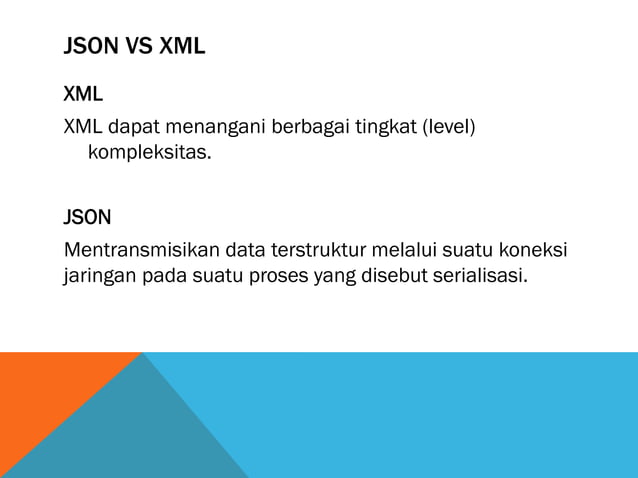 Json | PPT | Free Download