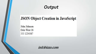 Json | PPTX | Web Development | Internet