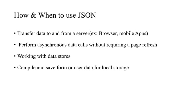 Json | PPTX