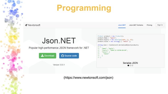 JSON Application | PPT | Free Download