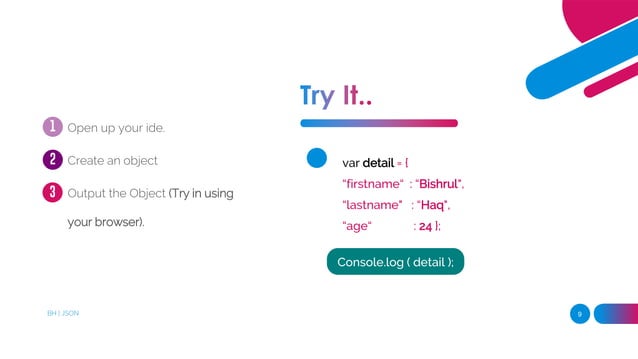 JSON in JavaScript | PDF