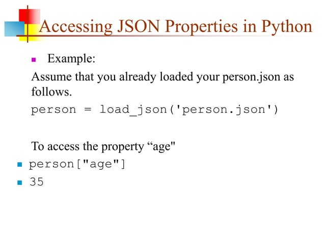 JSON(JavaScript Object Notation) Presentation transcript | PPT