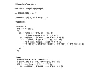 Parsing JSON with a single regex | PPT