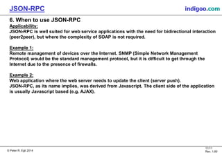 JSON-RPC - JSON Remote Procedure Call | PPT