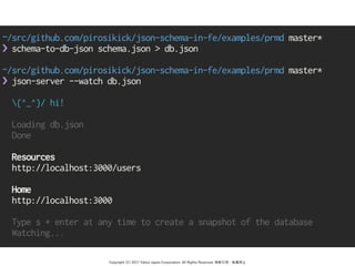 JSON Schema in Web Frontend #insideFE | PDF