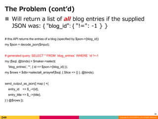 JSON SQL Injection and the Lessons Learned | PPTX