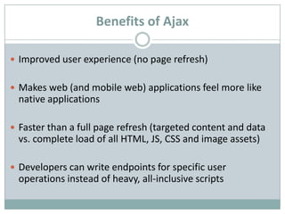 JSON Part 2: Working with Ajax | PPT