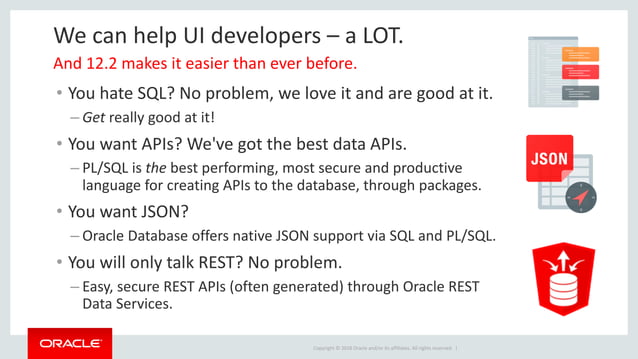 JSON and PL/SQL: A Match Made in Database | PPT