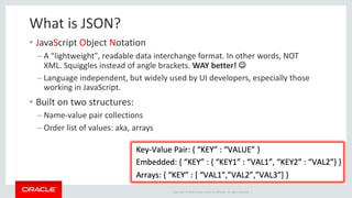 JSON and PL/SQL: A Match Made in Database | PPT