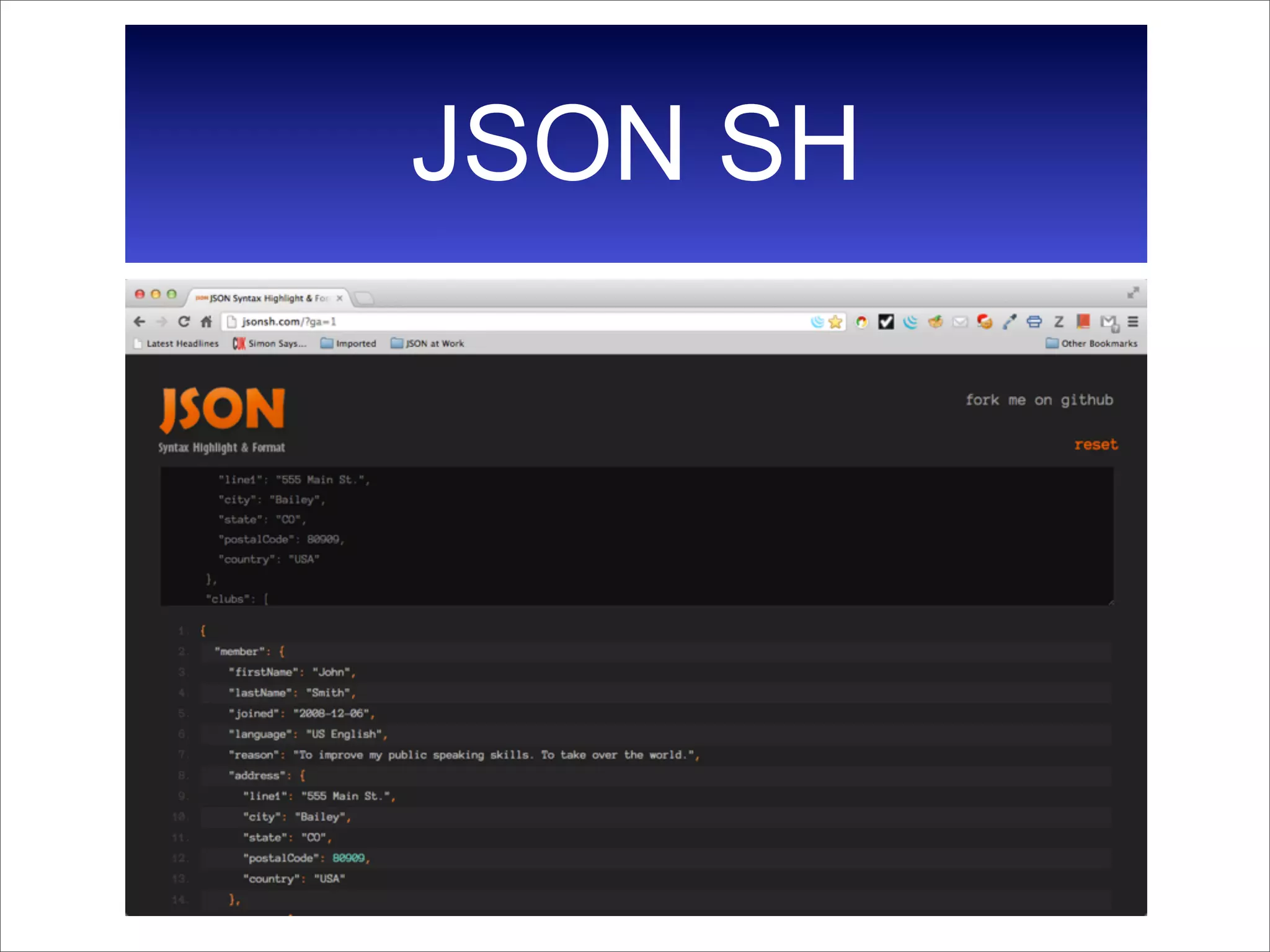 Json at work overview and ecosystem-v2.0 | PPT