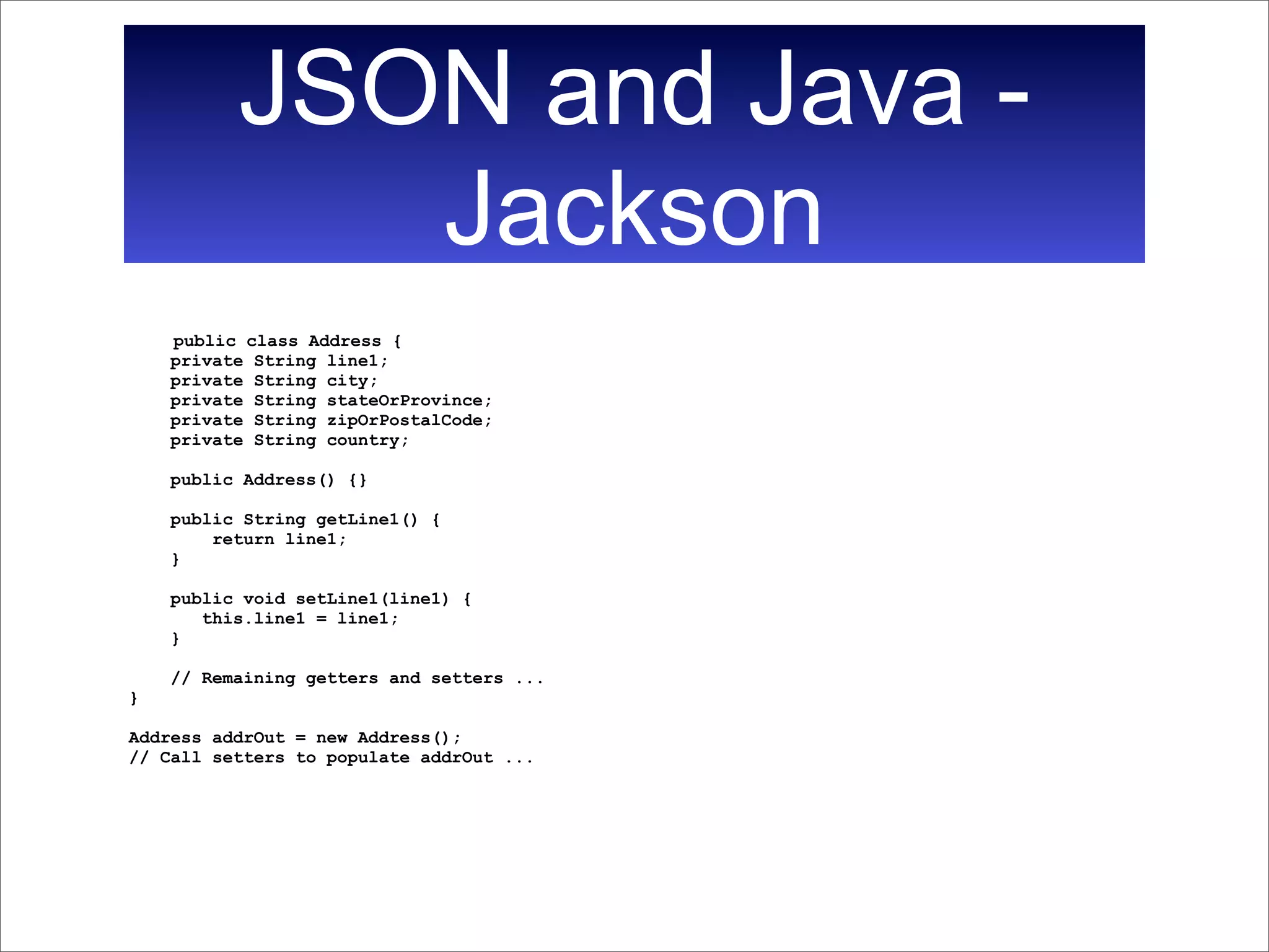 Json at work overview and ecosystem-v2.0 | PPT