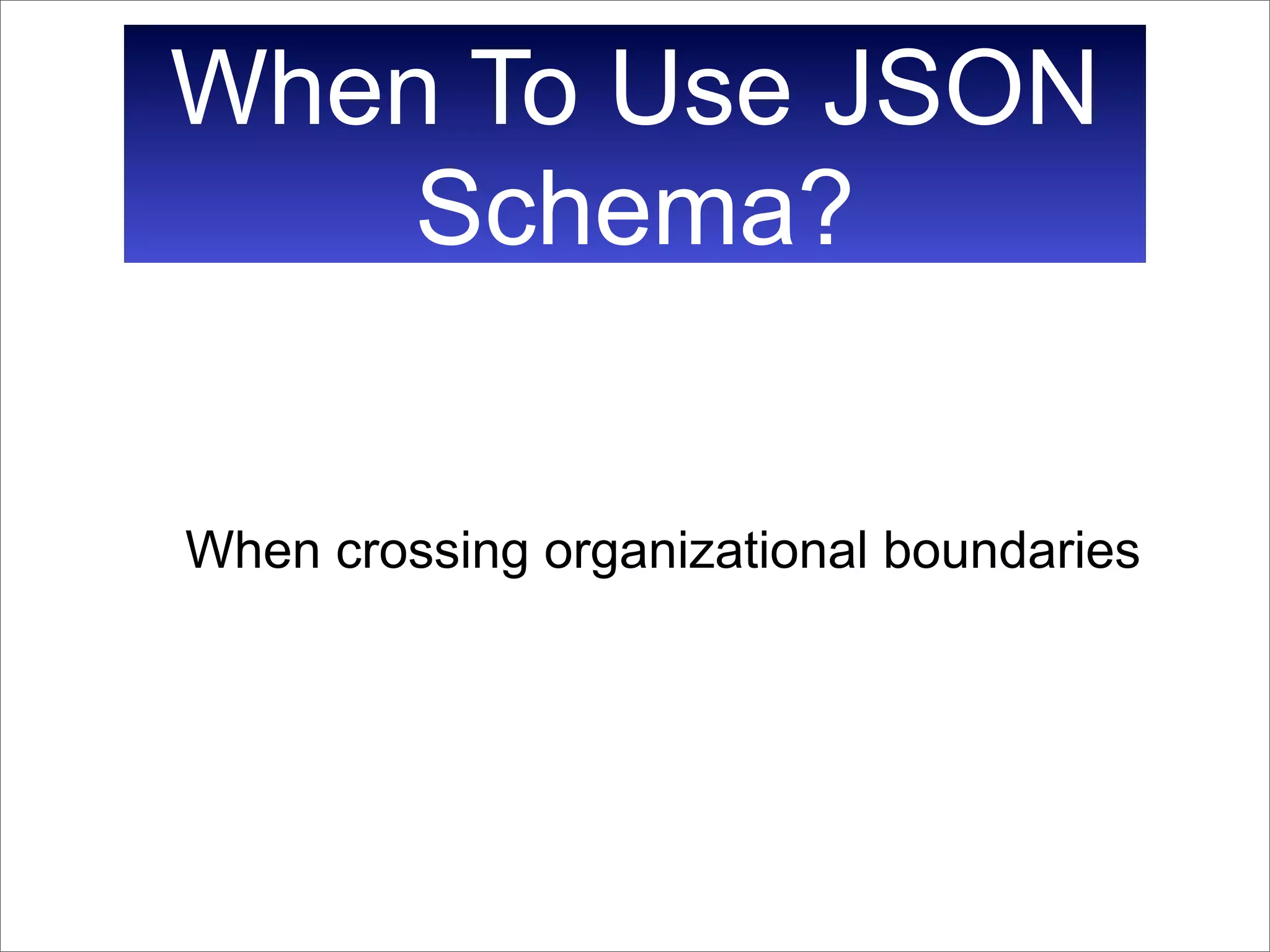 Json at work overview and ecosystem-v2.0 | PPT