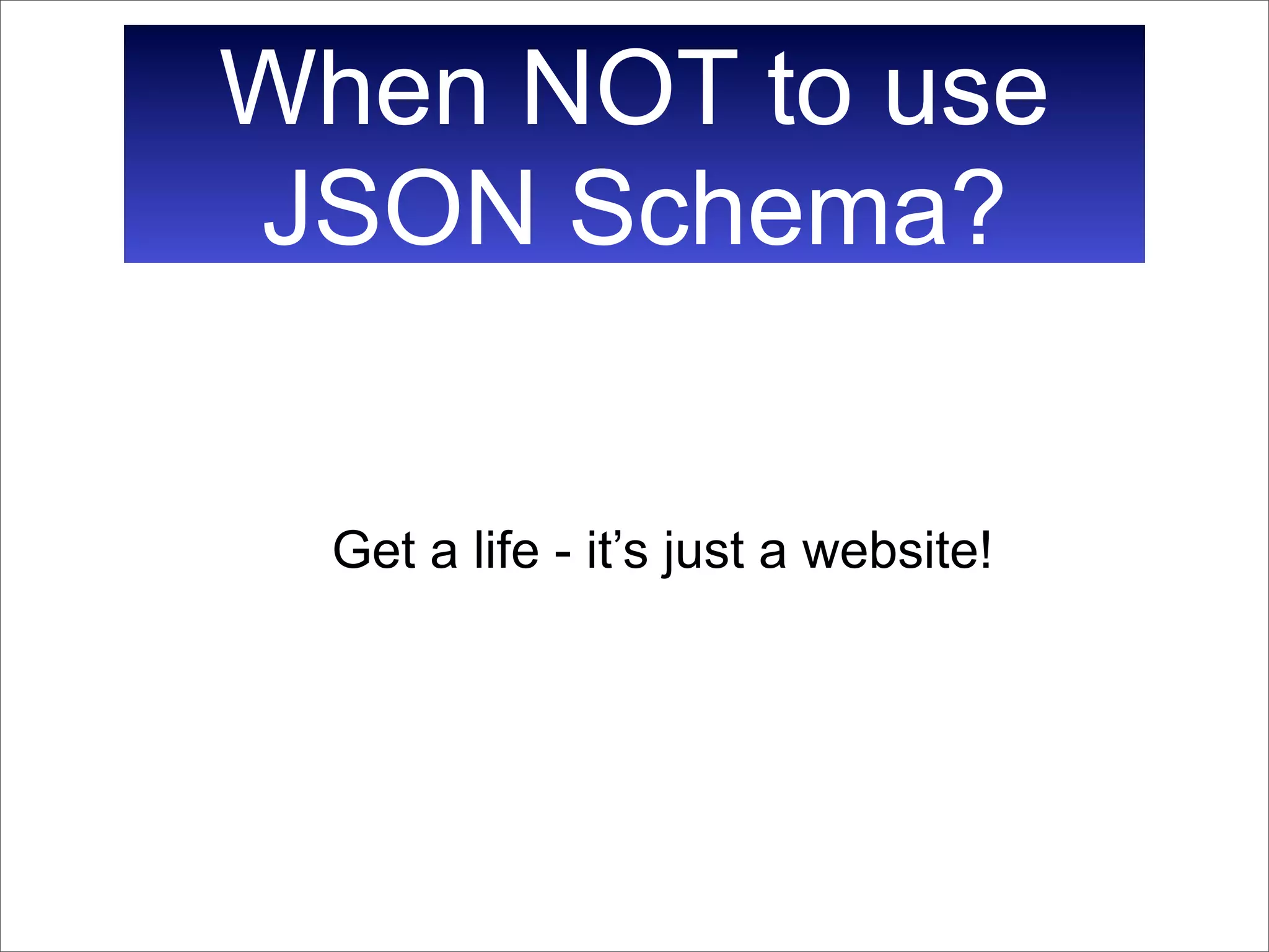 Json at work overview and ecosystem-v2.0 | PPT