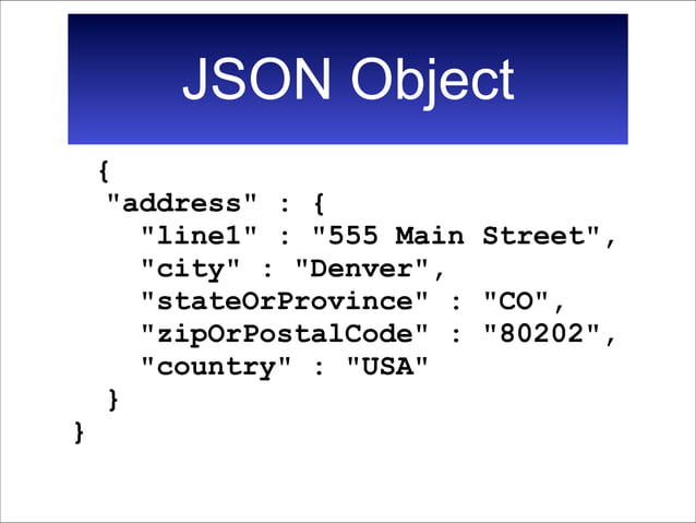 Json at work overview and ecosystem-v2.0 | PPT