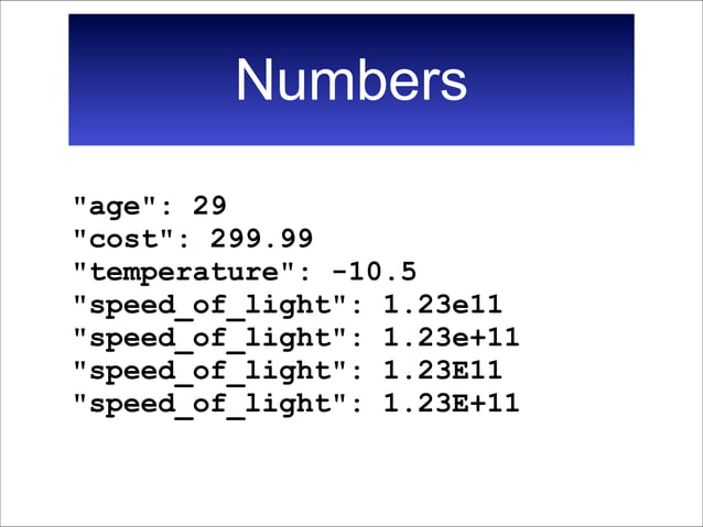Json at work overview and ecosystem-v2.0 | PPT