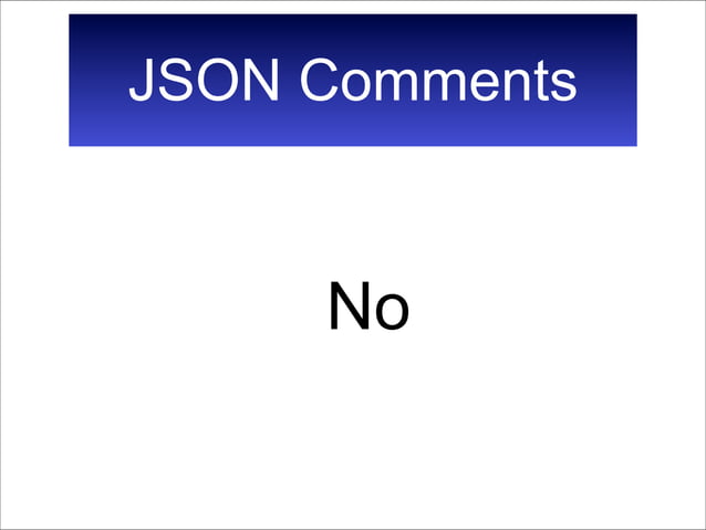 Json at work overview and ecosystem-v2.0 | PPT