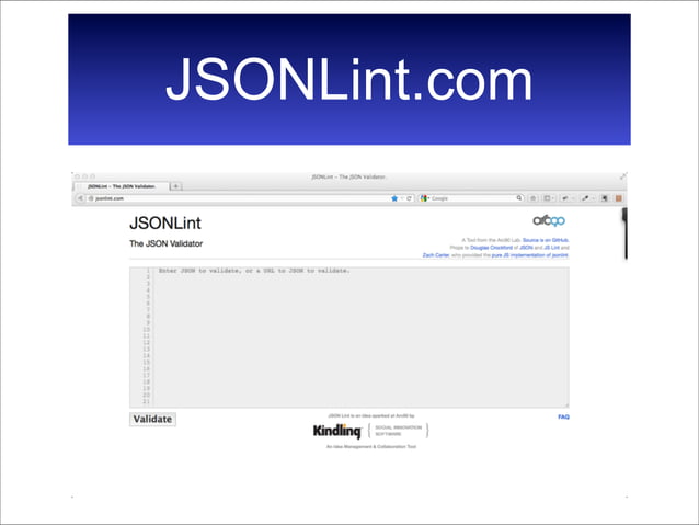 Json at work overview and ecosystem-v2.0 | PPT