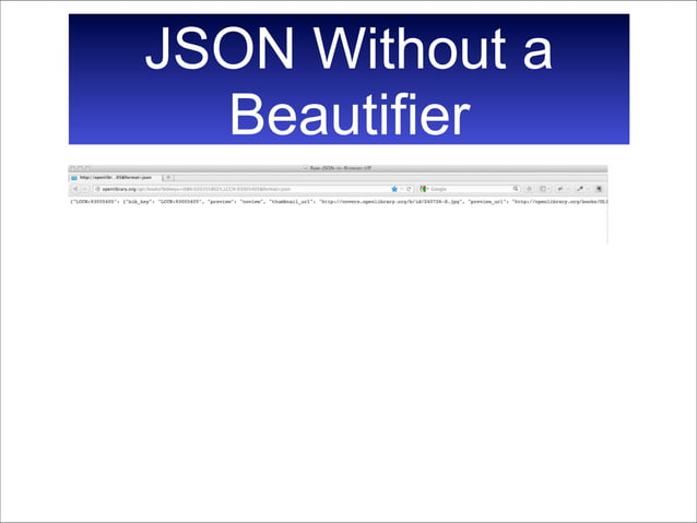 Json at work overview and ecosystem-v2.0 | PPT