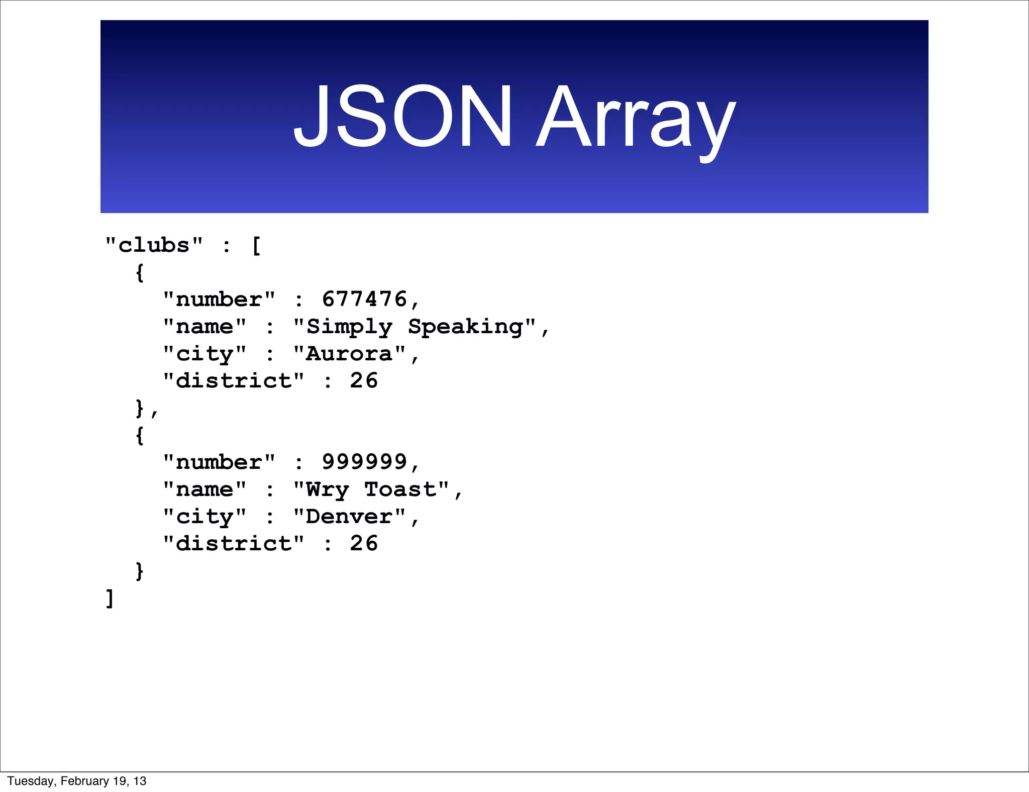 Json at work overview and ecosystem-v2.1 | PPT