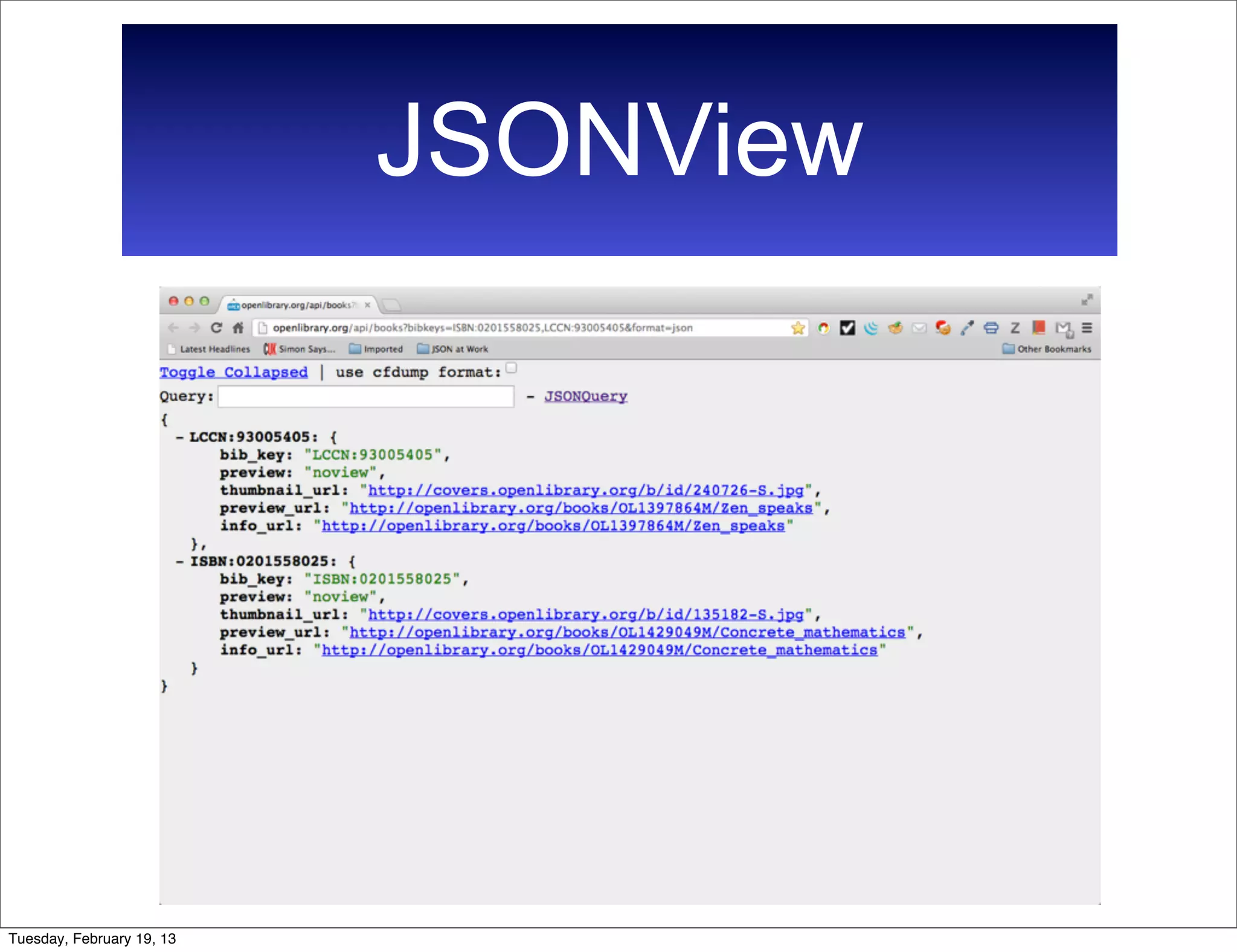 Json at work overview and ecosystem-v2.1 | PPT