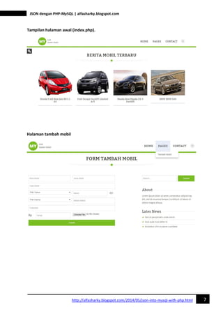 Json dengan php-my sql | PDF