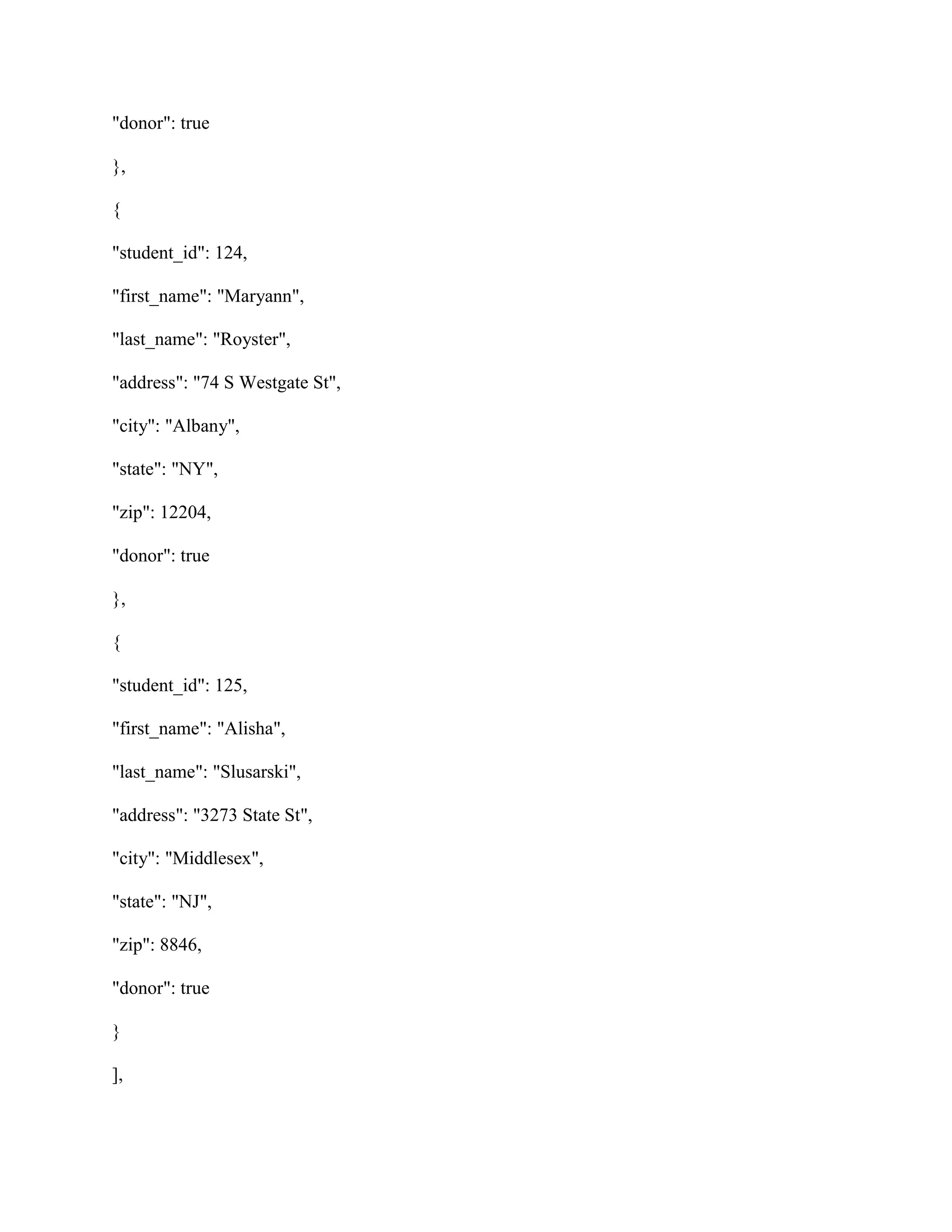 Json File - { -student_id-- 101- -first_name-- -James--.docx