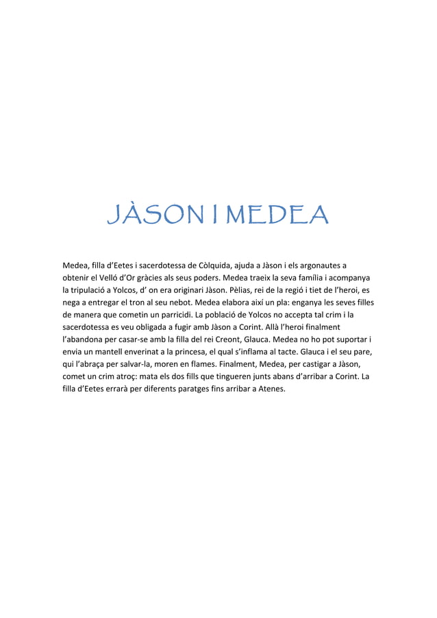 Jàson i medea | PDF