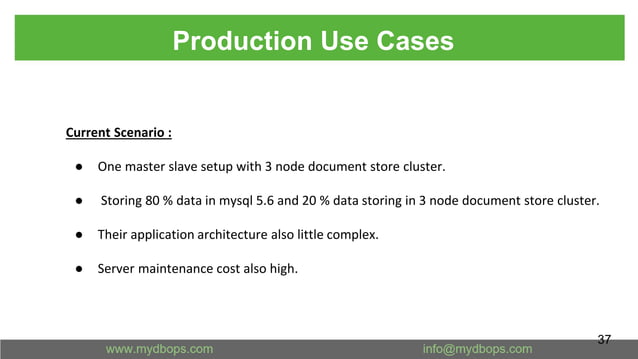 Json Improvements In Mysql 80 Ppt